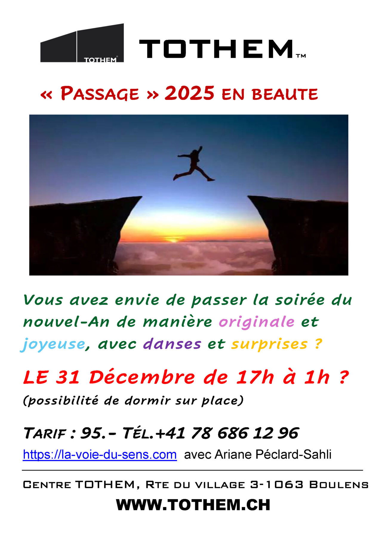 Passage 2025 avec Ariane et Biodanza | TOTHEM
